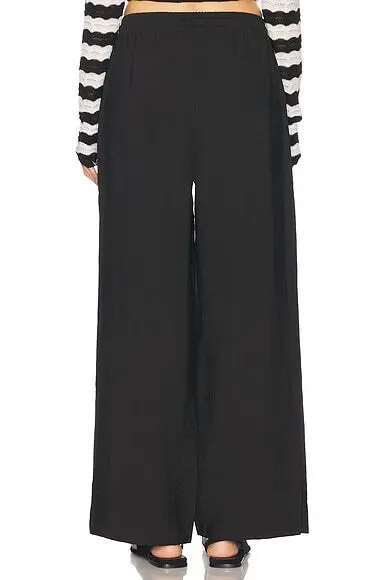 HOUSE OF DAGMAR Wide Leg Drawstring Pants