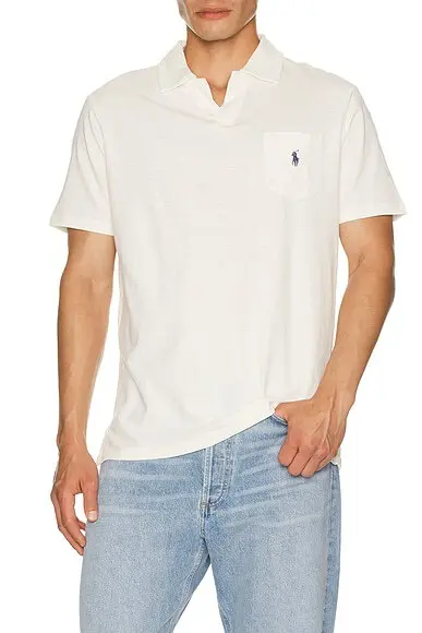 Polo Ralph Lauren Standard Fit Cotton Linen Polo Shirt
