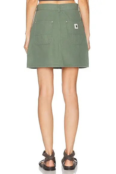 Carhartt Work In Progress Maeve Double Knee Mini Skirt - Park