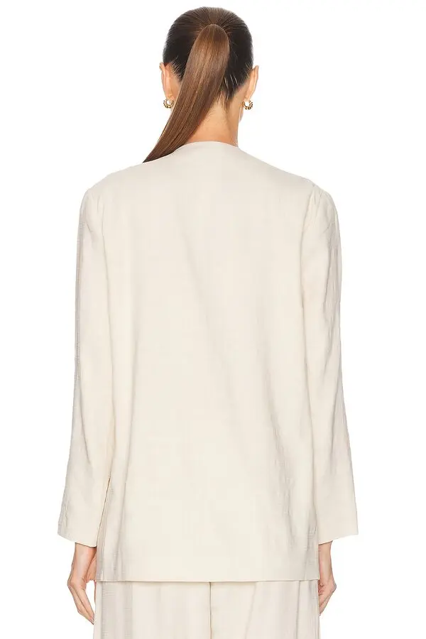 LESET Belle Collarless Blazer