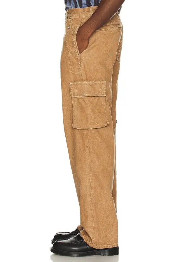 LE PERE Peek-a-boo Denim Trousers