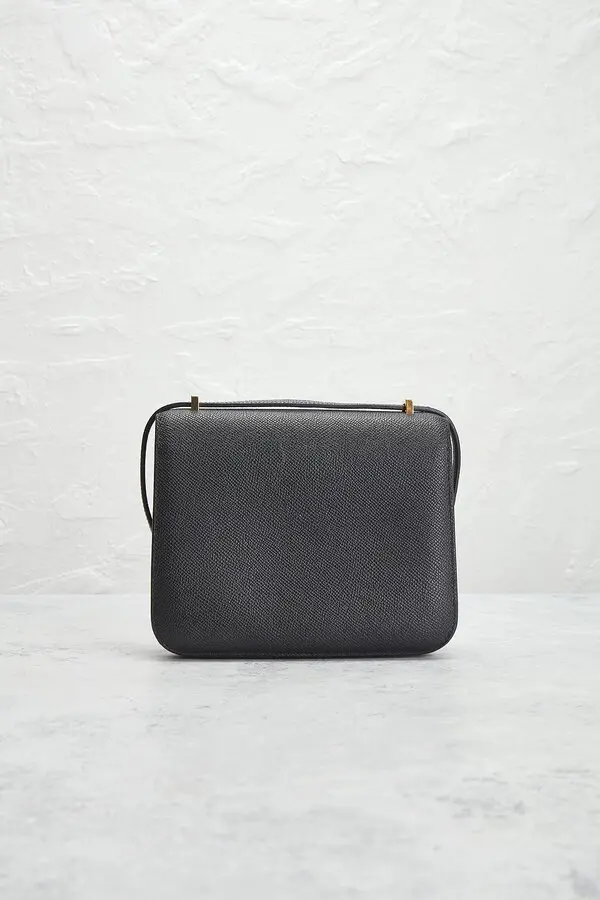 Hermès Epsom Mini Constance 18 Shoulder Bag - Noir