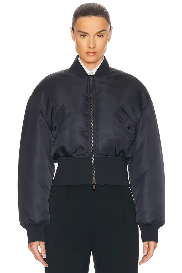 Saint Laurent Bomber Jacket - Marine