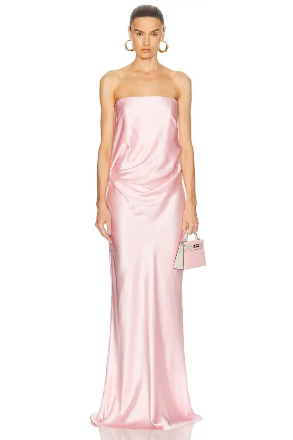 THE SEI Draped Strapless Gown - Ballet