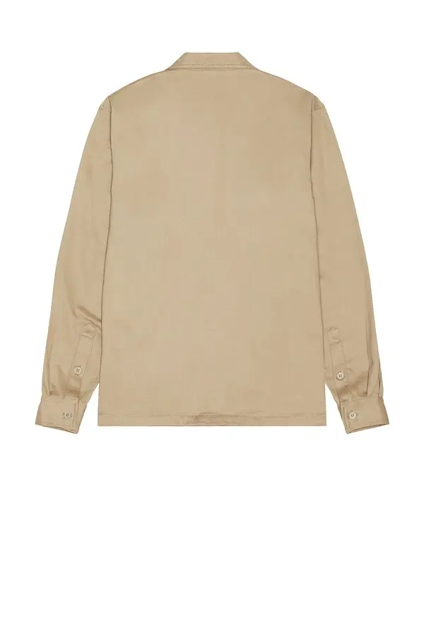 Sky High Farm Workwear Daisy Workshirt In Brown In Sand - 60% Off