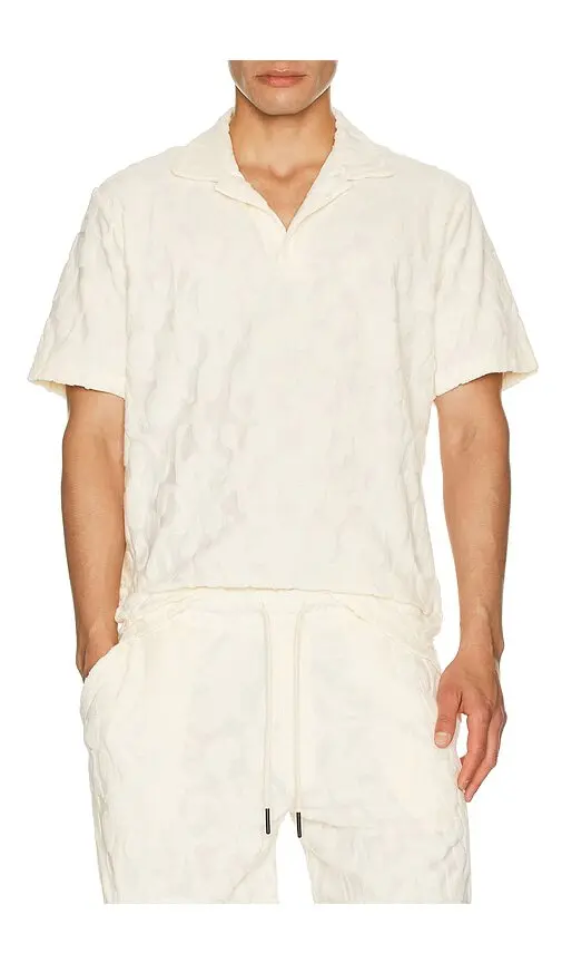 Oas Summit Polo Terry Shirt In . Also