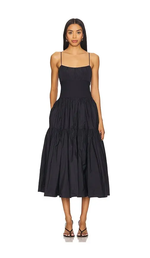 Cinq À Sept Ginny Tiered Poplin Dress