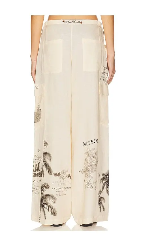 Agua Bendita Wide Leg Printed Pants