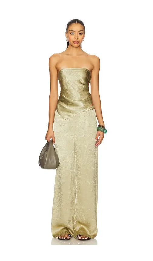 Enza Costa X Revolve Scarf Top - Sage