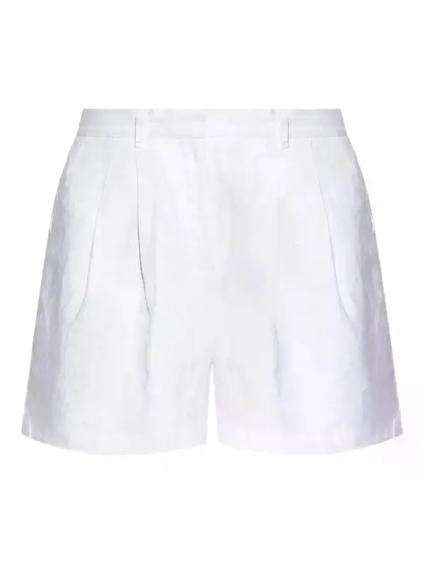 Posse Pleated Shorts - White