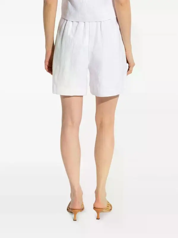 Posse Pleated Shorts - White