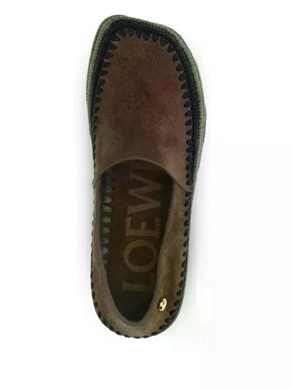 Loewe Suede Espadrilles - Brown