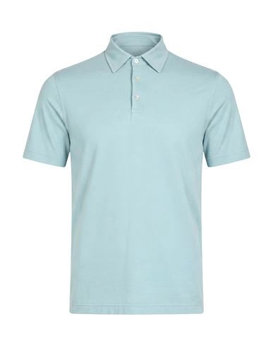 Fedeli Polo Shirt Size Cotton, Elastane - Blue