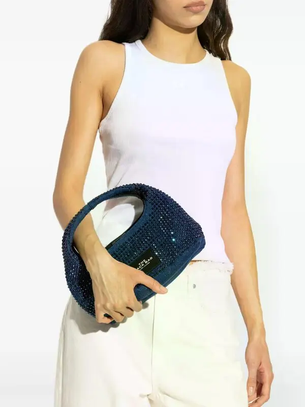 Marc Jacobs Crystal-embellished Handbag - Blue