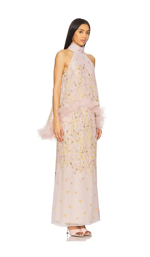 ELLIATT Tulsia Cape Maxi Dress