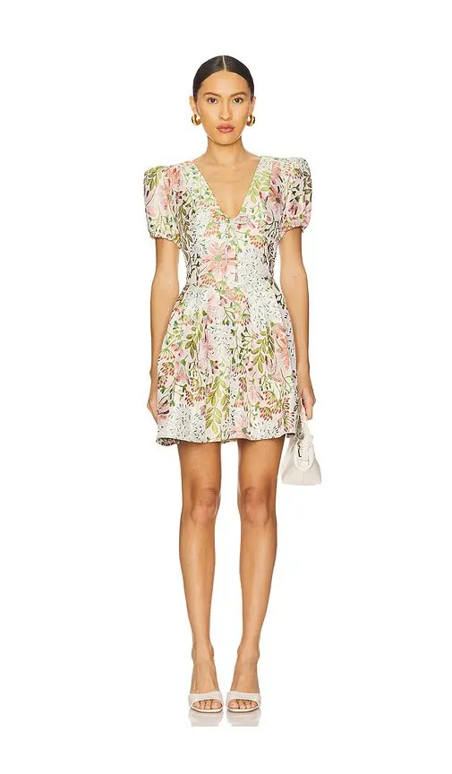 ELLIATT Calaantha Puff Sleeve Mini Dress