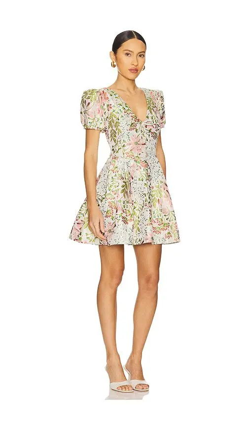 ELLIATT Calaantha Puff Sleeve Mini Dress