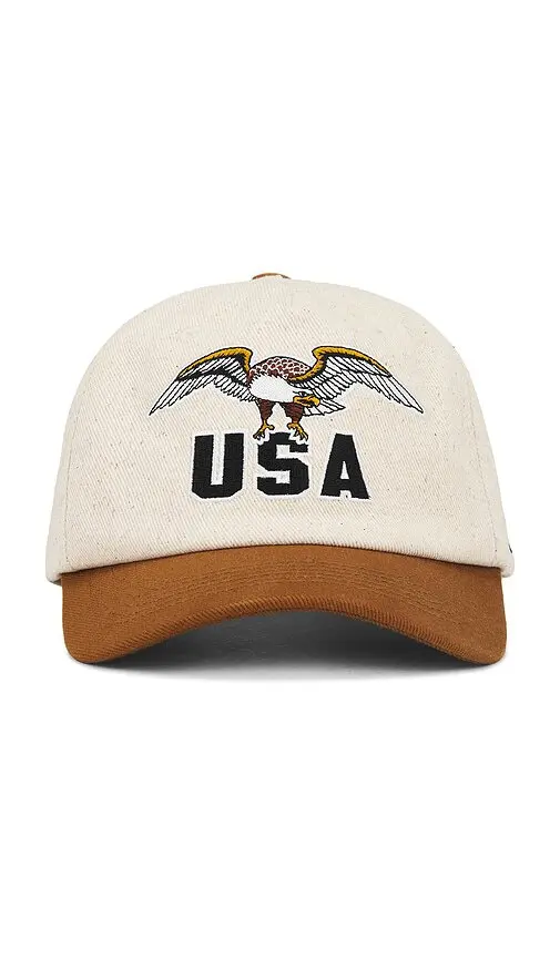 HEMLOCK HAT CO Usa Baseball Cap - Brown