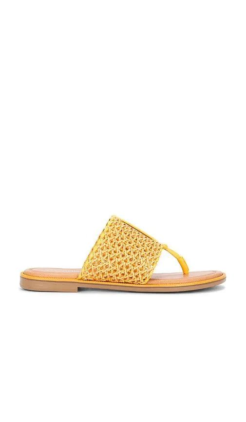 Seychelles Florence Sandal - Yellow Raffia