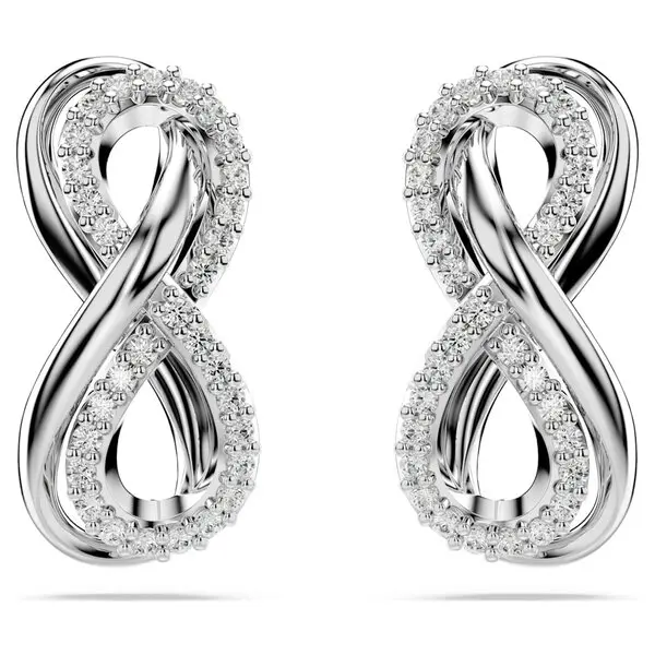 SWAROVSKI Hyperbola Stud Earrings - White