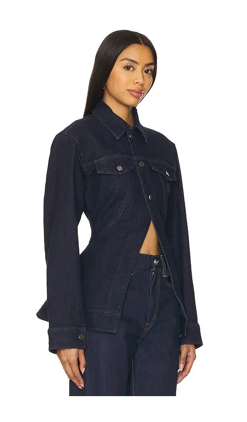 AFRM Peplum Denim Jacket