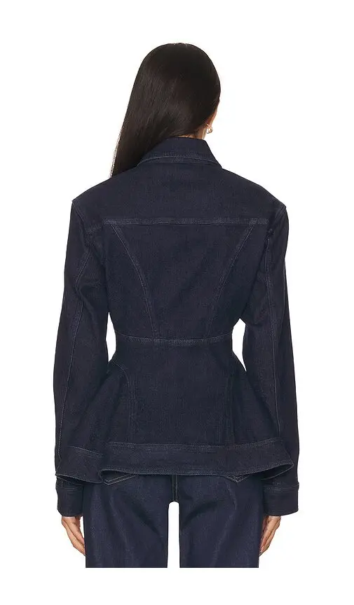 AFRM Peplum Denim Jacket