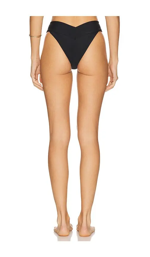 LOVERS AND FRIENDS Raylee Bottom V-neck Bikini Bottom - Black