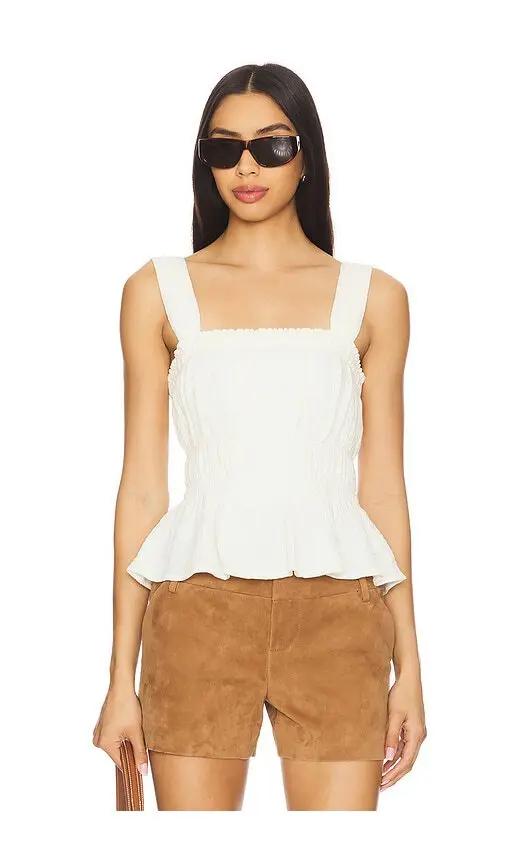 Steve Madden Gabrielle Peplum Top