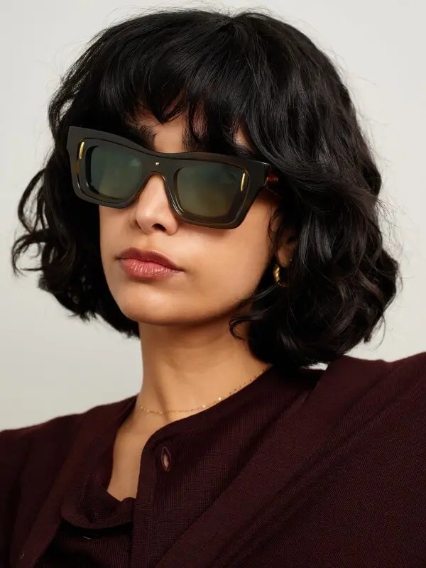 Loewe Square-frame Tortoiseshell Sunglasses