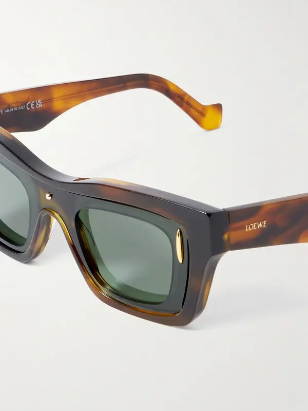 Loewe Square-frame Tortoiseshell Sunglasses