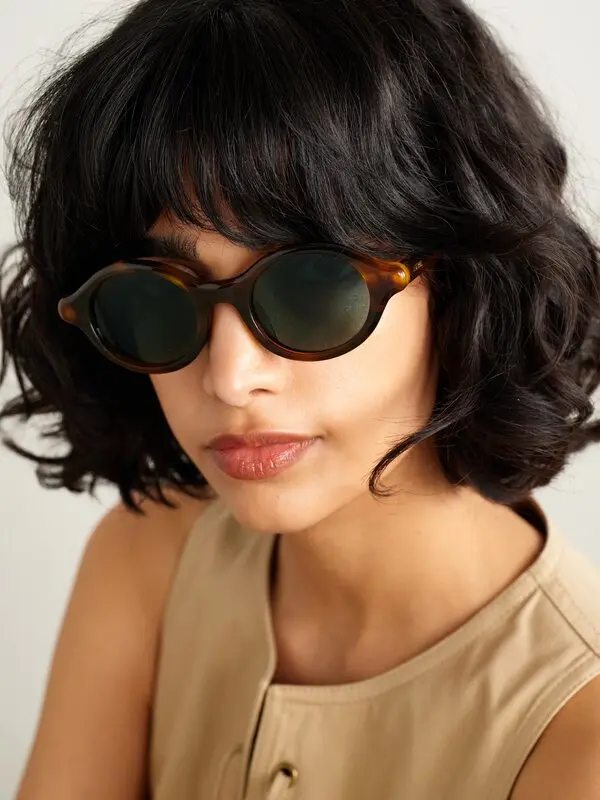 Loewe Round-frame Tortoiseshell Sunglasses