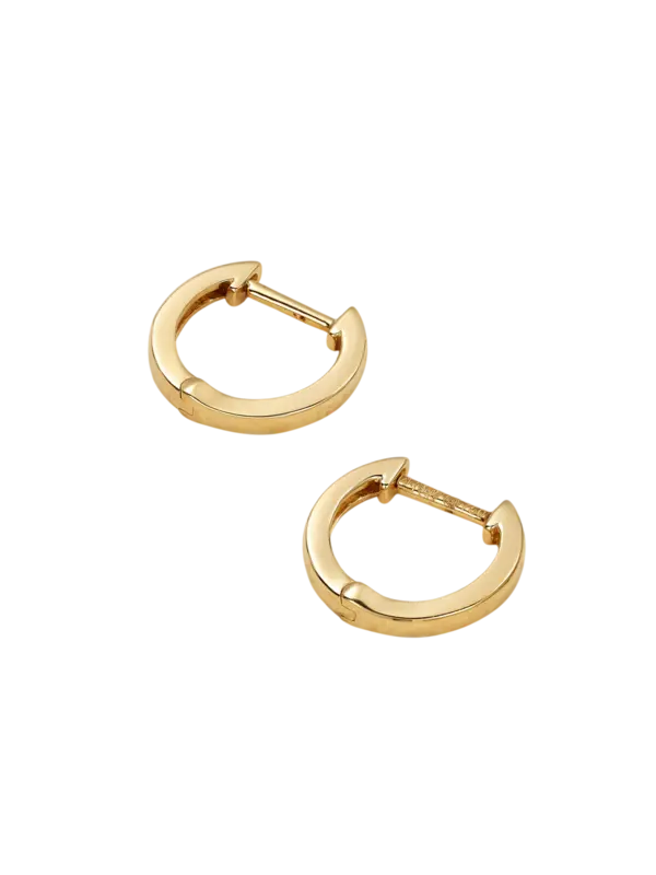 ANITA KO 18-karat Huggie Hoop Earrings - Gold