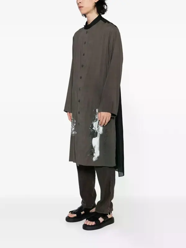 Yohji Yamamoto Message-print Shirt