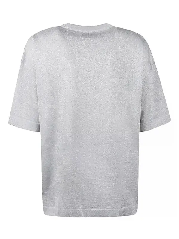 Missoni Lamé Crew-neck T-shirt - Grey