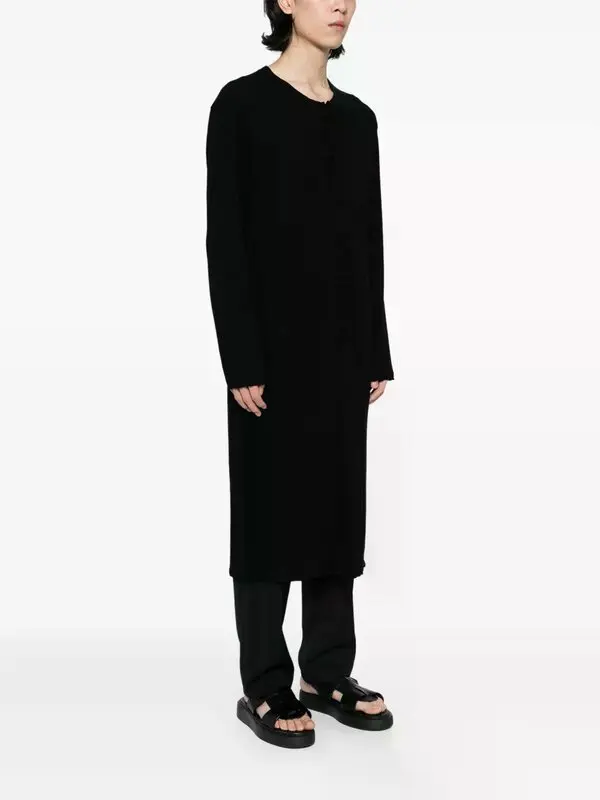Yohji Yamamoto Twisted Jersey Coat