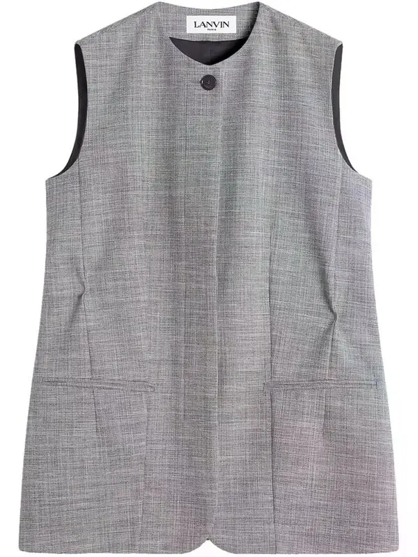 LANVIN Round Neck Waistcoat
