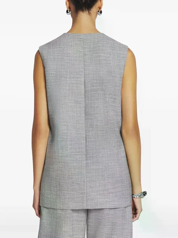 LANVIN Round Neck Waistcoat