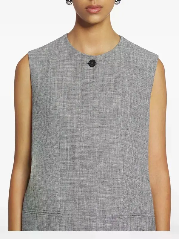 LANVIN Round Neck Waistcoat