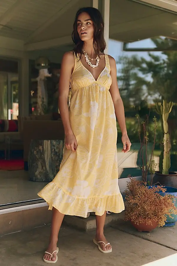 free people empire waist dress Olive Brielle Sweater Dress Pomander Place Olive / XXS main image 0