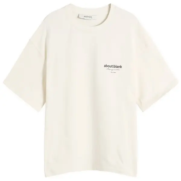 ABOUT:BLANK Reverse T-shirt