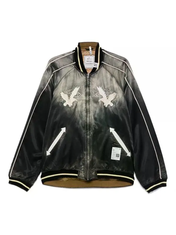 Mihara Yasuhiro Satin Bomber Jacket