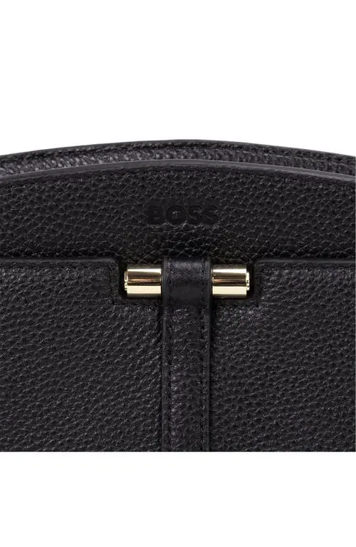 BOSS Lidney Leather Crossbody Bag