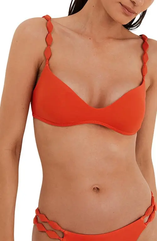 VIX PAULA HERMANNY Alexa Vivian Bikini Top - Orange