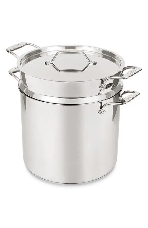 ALL-CLAD Simply Strain 16-quart Stainless Steel Multipot With Insert - Silver