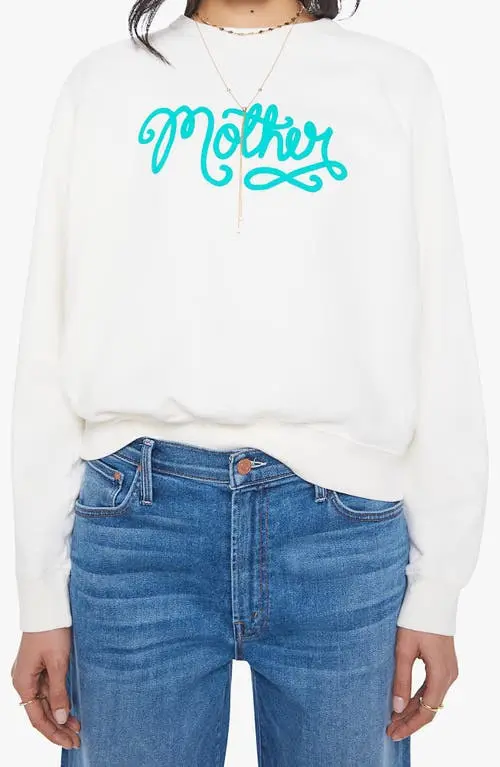 MOTHER Cotton Graphic Sweatshirt - Mother Twist