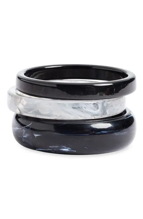 Nordstrom Set Of 3 Bangles - Black Multi