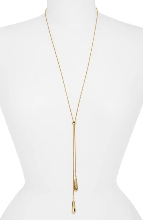 Nordstrom Double Droplet Lariat Necklace