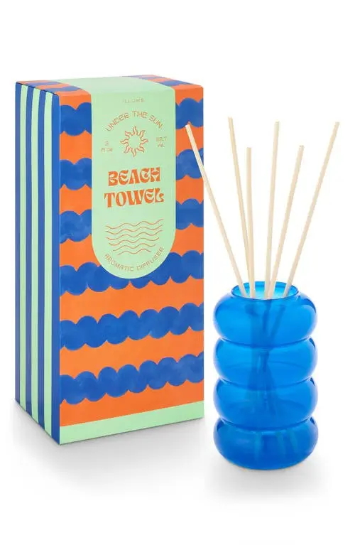 ILLUME® Beach Towel Aromatic Sun Reed Diffuser - Blue