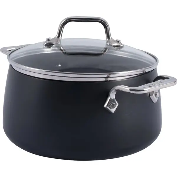 ALL-CLAD Ha1 4-quart Nonstick Soup Pot With Lid - Black