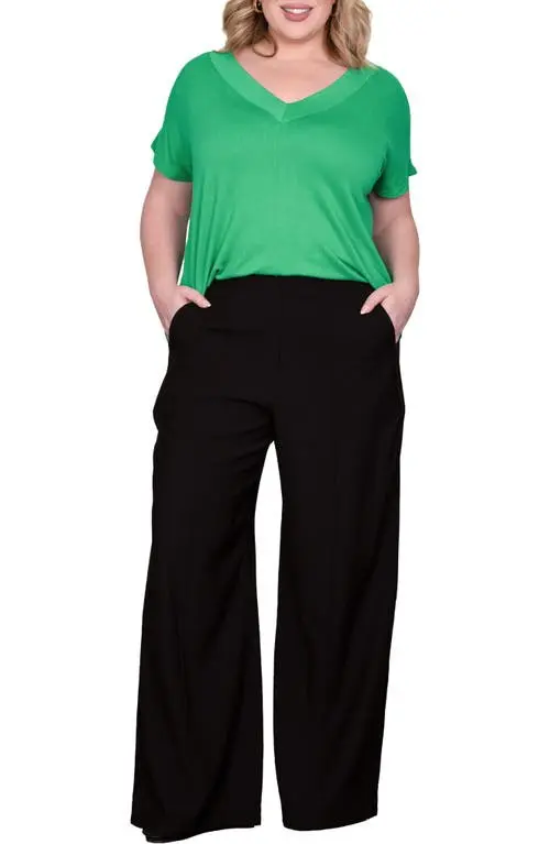 STANDARDS & PRACTICES V-neck Dolman Top